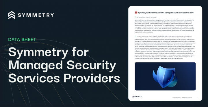Symmetry for Managed Security Services Providers - Symmetry Systems