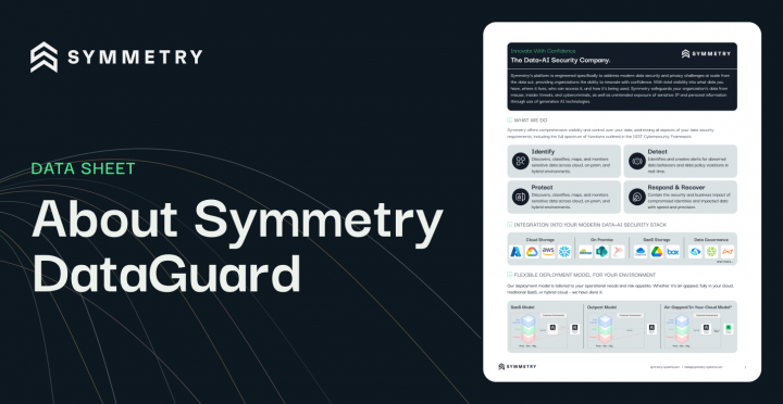 Symmetry at a Glance Datasheet - Symmetry Systems